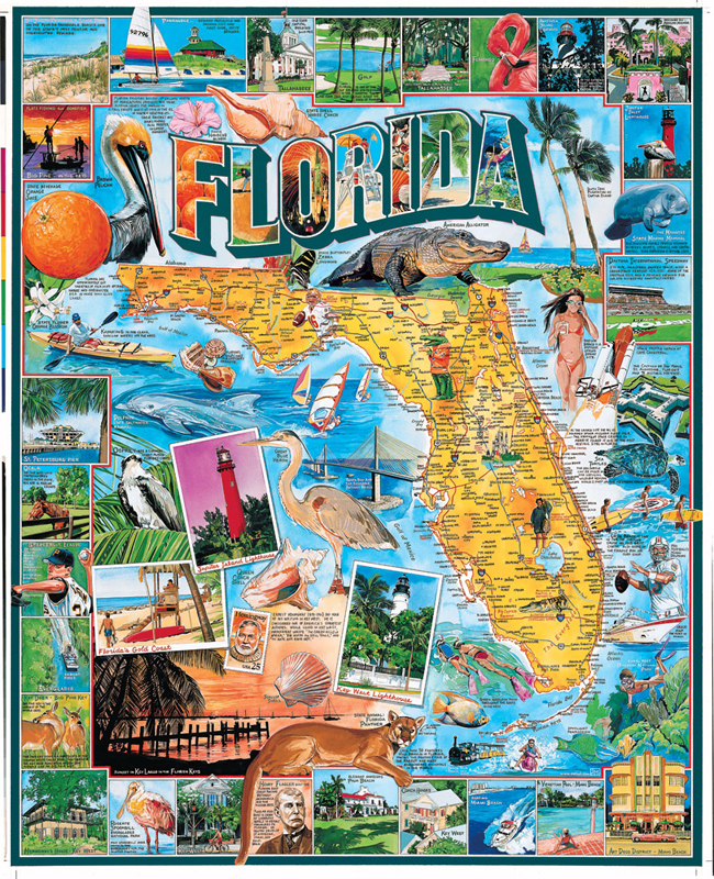 Florida by James Mellett Illustration